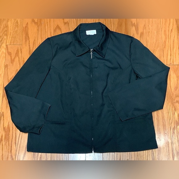 Studio Works | Jackets & Coats | Womens Black Studio Works Petite Zip ...
